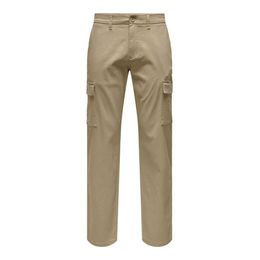 Only & Sons ONLY & SONS Cargohose ONSEDGE-ED CARGO LOOSE PANT, beige