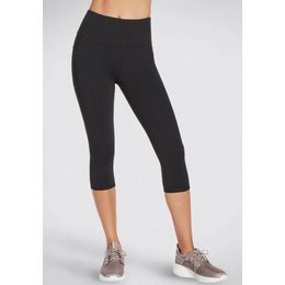 Skechers Caprileggings GOFLEX HW CAPRI, schwarz