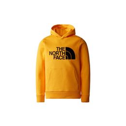 The North Face Hoodie DREW PEAK P/O HOODIE - KIDS mit großer Logostickerei, gelb
