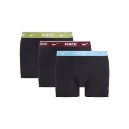 NIKE Underwear Trunk (Packung, 3-St., 3er-Pack) mit Markenlabel, schwarz