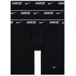 NIKE Underwear Boxer Nike Dri-FIT Essential Cotton Stretch (Set, 3-St., 3er-Pack) mit NIKE Logo-Schriftzug, schwarz