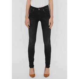 Véro Moda Vero Moda Skinny-fit-Jeans VMLUX MR SLIM JEANS, schwarz