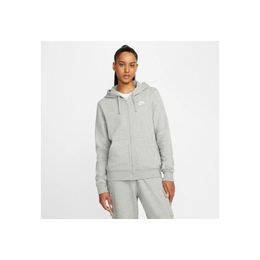 Nike Sportswear Kapuzensweatjacke Club Fleece Women's Full-Zip Hoodie, grau