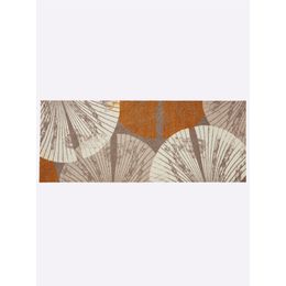 Fußmatte Salonloewe Teppiche Gr. B/L: 75 cm x 190 cm, 7 mm, 1 St., braun (braun, ecru) Fußmatten gemustert