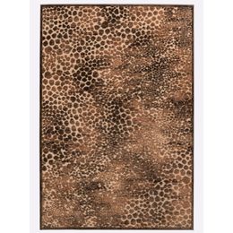 Teppich HEINE HOME Teppiche Gr. B/L: 120 cm x 170 cm, 5 mm, 1 St., beige (natur, braun) Kurzflor-Teppiche