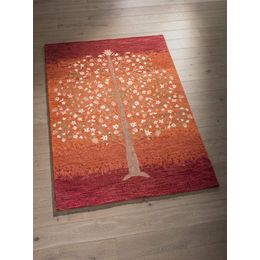 Teppich HEINE HOME Teppiche Gr. B/L: 60 cm x 90 cm, 9 mm, 1 St., orange (terra) Kurzflor-Teppiche