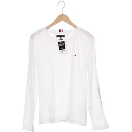 Tommy Hilfiger Herren Langarmshirt, weiß