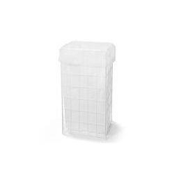 ratioform Müllbeutel, 80 l, 36,5 + 24,5x85 cm, 17 µ, weiße LDPE-Folie, 1A-Material