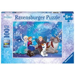 RAVENSBURGER VERLAG Ravensburger Kinderpuzzle - 10911 Frozen Eiszauber - Disney Frozen-Puzzle für Kinder ab 6 Jahren, mit 100 Teilen im XXL-Format