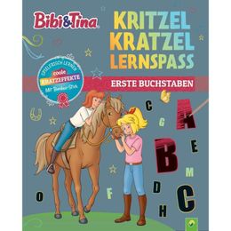 Bibi & Tina Kritzel-Kratzel-Lernspaß: Erste Buchstaben - Schwager & Steinlein Verlag, Kartoniert (TB)