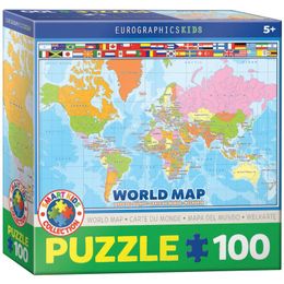 Eurographics Weltkarte (Puzzle)
