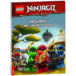 Ameet LEGO® NINJAGO® - Mein Maxi Mal- und Rätselblock, Gebunden