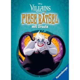 RAVENSBURGER VERLAG Ravensburger Disney Villains: Fiese Rätsel mit Ursula - Knifflige Rätsel für kluge Köpfe ab 9 Jahren, Kartoniert (TB)