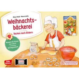 Weihnachtsbäckerei: Backen nach Bildern. Kamishibai Bildkartenset - Nina Held, Box