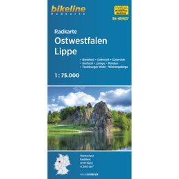 Esterbauer Radkarte Ostwestfalen Lippe (RK-NRW07), Karte (im Sinne von Landkarte)