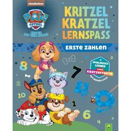 PAW Patrol Kritzel-Kratzel-Lernspaß: Erste Zahlen - Schwager & Steinlein Verlag, Kartoniert (TB)
