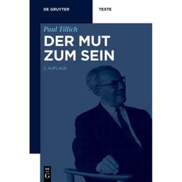De Gruyter Der Mut zum Sein - Paul Tillich, Kartoniert (TB)