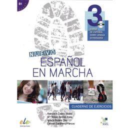 Nuevo Español en marcha 3 - Francisca Castro Viúdez, María Teresa Benítez Rubio, Ignacio Rodero Díez, Carmen Sardinero Franco, Kartoniert (TB)