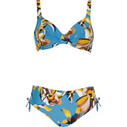 Sunflair Bikini Set Damen in hellblau-multicolor