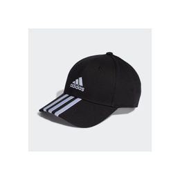 adidas Performance Baseball Cap BASEBALL 3STREIFEN COTTON TWILL BASEBALL KAPPE, schwarz