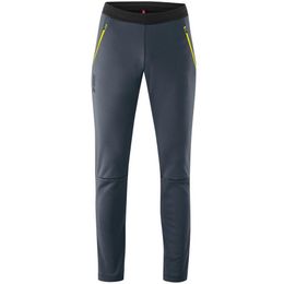 Maier Sports Softshellhose Malselv Pants M komfortable Softshell-Hose in modernen Slim-Fit Schnitt, blau|grau