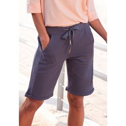 ELBSAND Sweatbermudas Brinjana mit Taschen, Shorts, kurze Hose, Jogginghose, grau