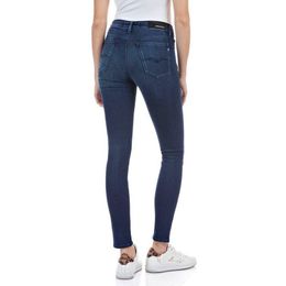 Replay Skinny-fit-Jeans Luzien Powerstretch-Denim - Highwaist, blau