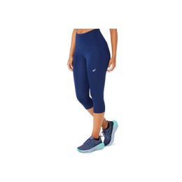 asics Laufhose ROAD HIGH WAIST CAPRI TIGHT, blau