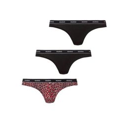 Hugo String TRIPLET THONG DESIGN (Set, 3-St., 3) mit Logobund, rosa