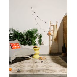 benuta Pop In- & Outdoor-Teppich Lex Beige 120x170 cm - Teppich für Balkon, Terrasse & Garten