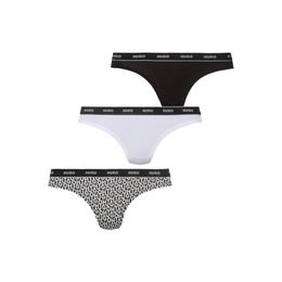 Hugo String TRIPLET THONG DESIGN (Set, 3-St., 3) mit Logobund, weiß