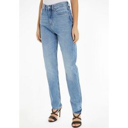 Calvin Klein Jeans Straight-Jeans AUTHENTIC SLIM STRAIGHT im 5-Pocket-Style, blau