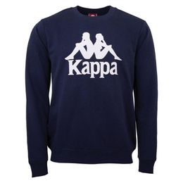 Kappa Sweatshirt mit angesagtem Rundhalsausschnitt, blau