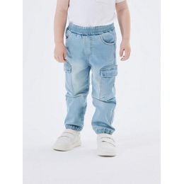 name it Weite Jeans NMMBEN BAGGY R CARGO JEANS 9770-YT NOOS, blau