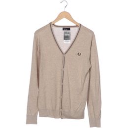 Fred Perry Herren Strickjacke, beige, Gr. 46