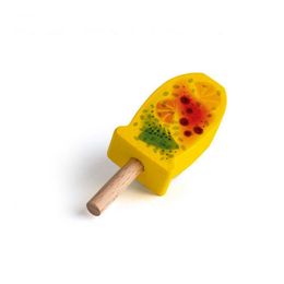 Erzi® Spiellebensmittel Eis am Stiel mit Früchten aus Holz für den Kaufladen