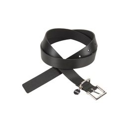 Hugo Ledergürtel Amelia Belt 2,5cm mit dezentem Label-Anhänger am Verschluss, schwarz