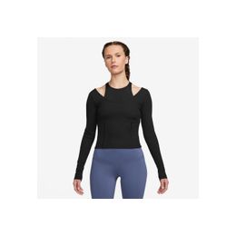 Nike Yogashirt YOGA DRI-FIT LUXE WOMEN'S LONG-SLEEVE TOP, schwarz