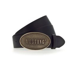 Mustang Koppelgürtel Vintagecharakter durch Pull-Up-Effekt, schwarz