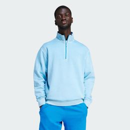 Adidas Trefoil Essentials+ Dye Half Zip Sweatshirt
