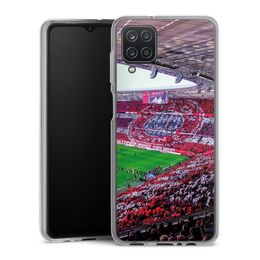 DeinDesign Galaxy A12 Handy Silikon H&uuml;lle Case transparent Handyh&uuml;lle Stadium Fcb Fc Bayern M&uuml;nchen Silikon Case