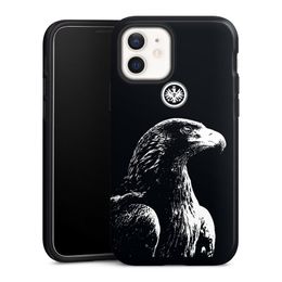 DeinDesign iPhone 12 mini Handy Panzer Handyh&uuml;lle robuste Outdoor H&uuml;lle Schutzh&uuml;lle gl&auml;nzend Eintracht Frankfurt Official Licensed Product Attila Tough Case