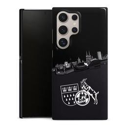 DeinDesign Galaxy S24 Ultra Handy Premium Case Smartphone Handyh&uuml;lle Schutzh&uuml;lle gl&auml;nzend Skyline Official Licensed Product 1. Fc K&ouml;ln Premium Case