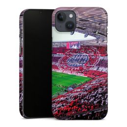 DeinDesign iPhone 14 Plus Handy Premium Case Smartphone Handyh&uuml;lle Schutzh&uuml;lle gl&auml;nzend Stadium Fcb Fc Bayern M&uuml;nchen Premium Case