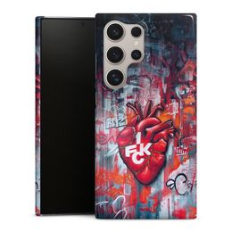 DeinDesign Galaxy S24 Ultra Handy Premium Case Smartphone Handyh&uuml;lle Schutzh&uuml;lle gl&auml;nzend 1. Fck 1. Fc Kaiserslautern Heart Premium Case