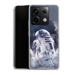 DeinDesign Xiaomi Redmi Note 13 Pro 5G Handy Silikon H&uuml;lle Case transparent Handyh&uuml;lle Robot Merchandise Star Wars Silikon Case