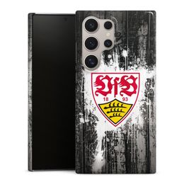 DeinDesign Galaxy S24 Ultra Handy Premium Case Smartphone Handyh&uuml;lle Schutzh&uuml;lle gl&auml;nzend Official Licensed Product Vfb Stuttgart Bundesliga Premium Case