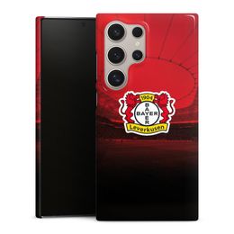 DeinDesign Galaxy S24 Ultra Handy Premium Case Smartphone Handyh&uuml;lle Schutzh&uuml;lle gl&auml;nzend Bayer 04 Leverkusen Official Licensed Product Stadium Premium Case
