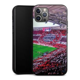 DeinDesign iPhone 12 Pro Handy Silikon H&uuml;lle Case schwarz Handyh&uuml;lle Stadium Fcb Fc Bayern M&uuml;nchen