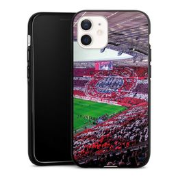 DeinDesign iPhone 12 Handy Silikon H&uuml;lle Case schwarz Handyh&uuml;lle Stadium Fcb Fc Bayern M&uuml;nchen